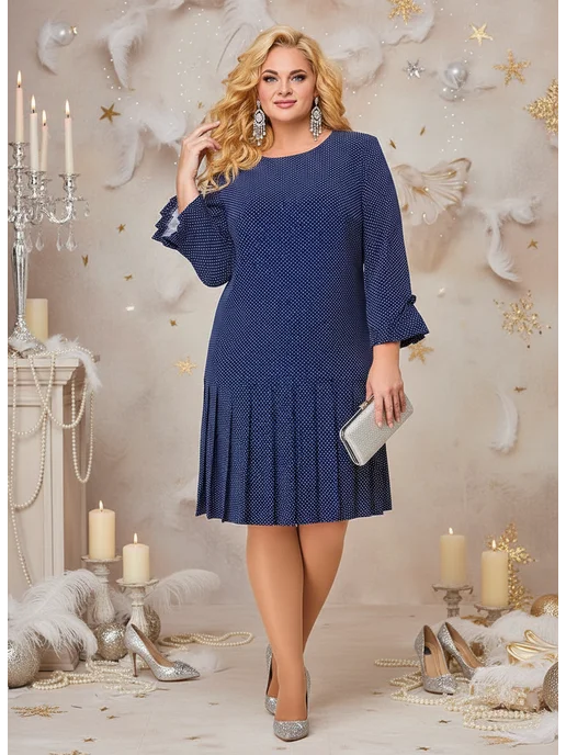 Платье офисное повседневное больших размеров Беларусь Kov@levich