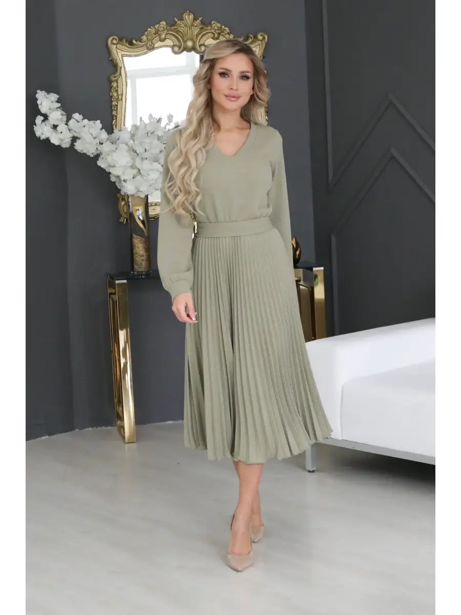 Платье из плиссе 60 фото Retro-Cafe.ru